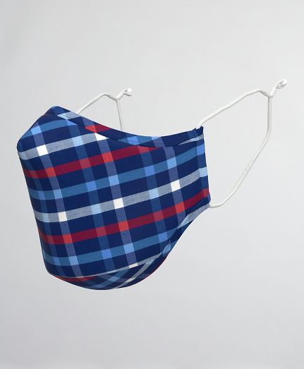 Gingham Reusable Face Mask - Brooks Brothers